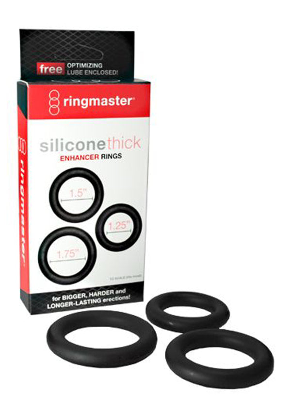 RingMaster Silicone Enhancer Thick Rings – Brahma Sexual Enhancement